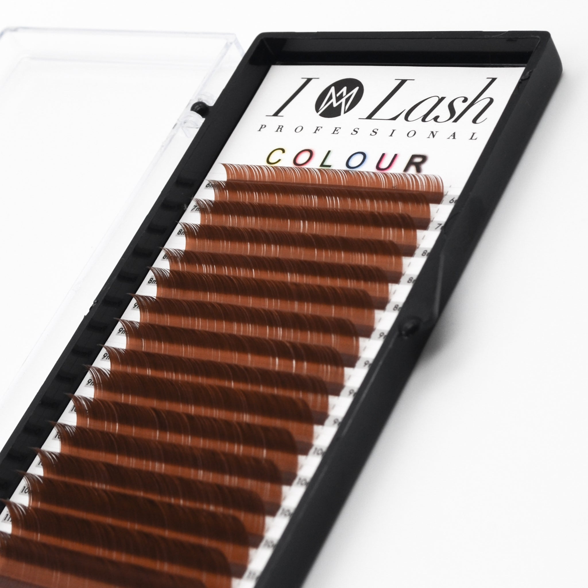 Golden Brown Lashes - SHOP Colour Lashes - I AM Lash