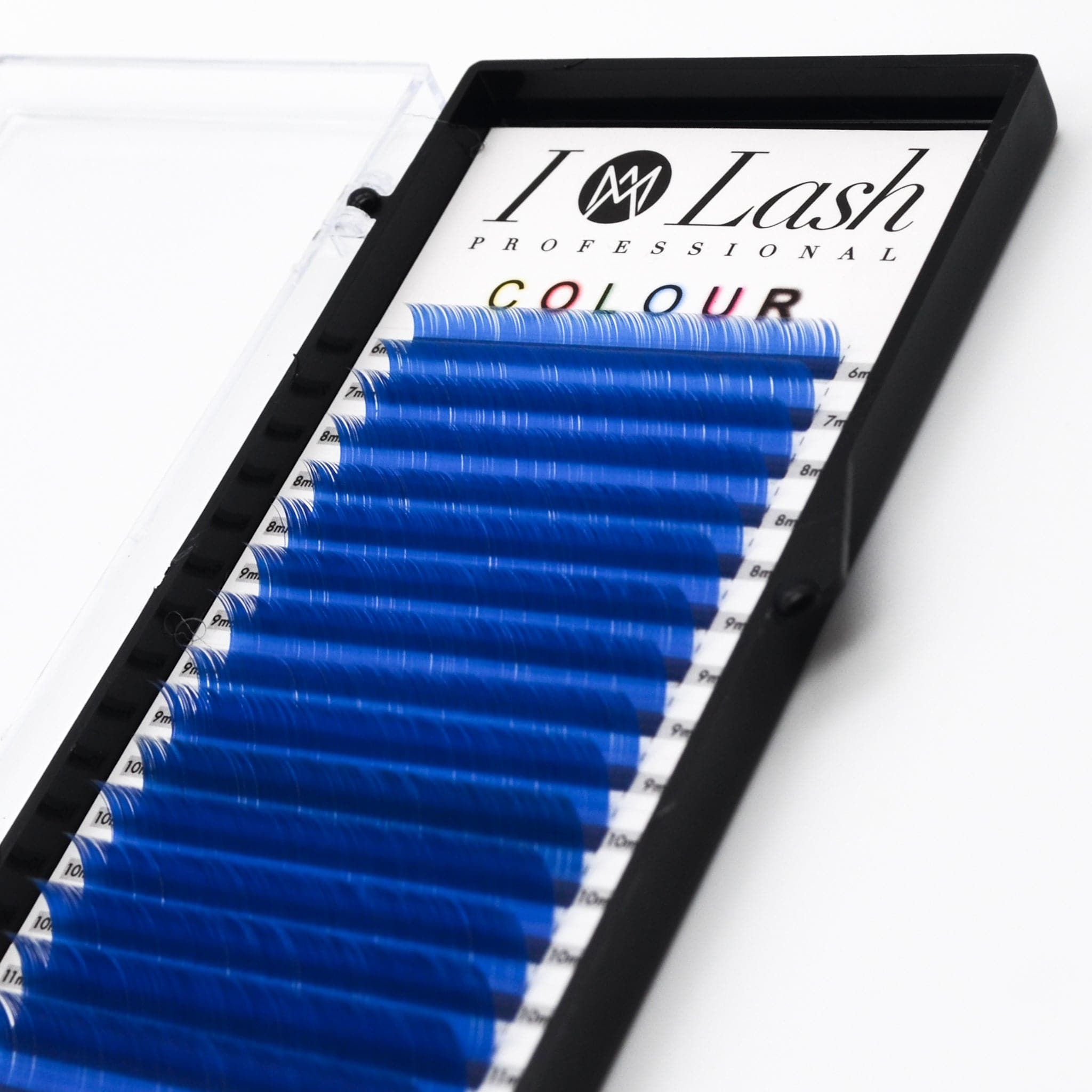 0.07 Blue Lashes | Colour Eyelash Extensions